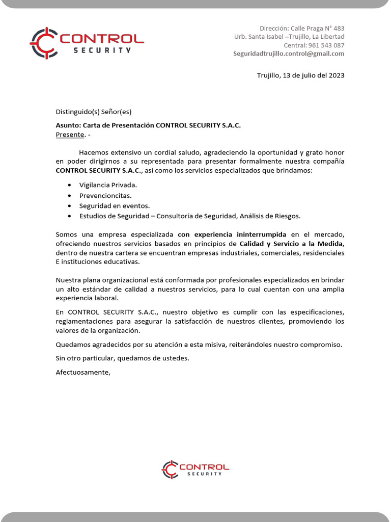 Presentacion Control | PDF | Derecho