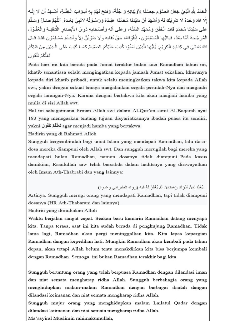 Melepas Ramdhan | PDF | Agama & Spiritualitas