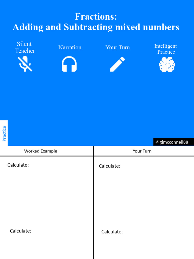 Adding and Subtracting Mixed Numbers | PDF | Teaching Methods ...