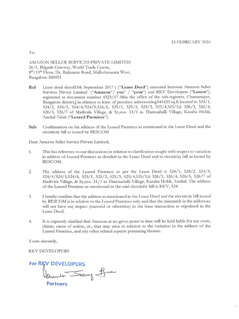BLR7 - Landlord Declaration Letter | PDF