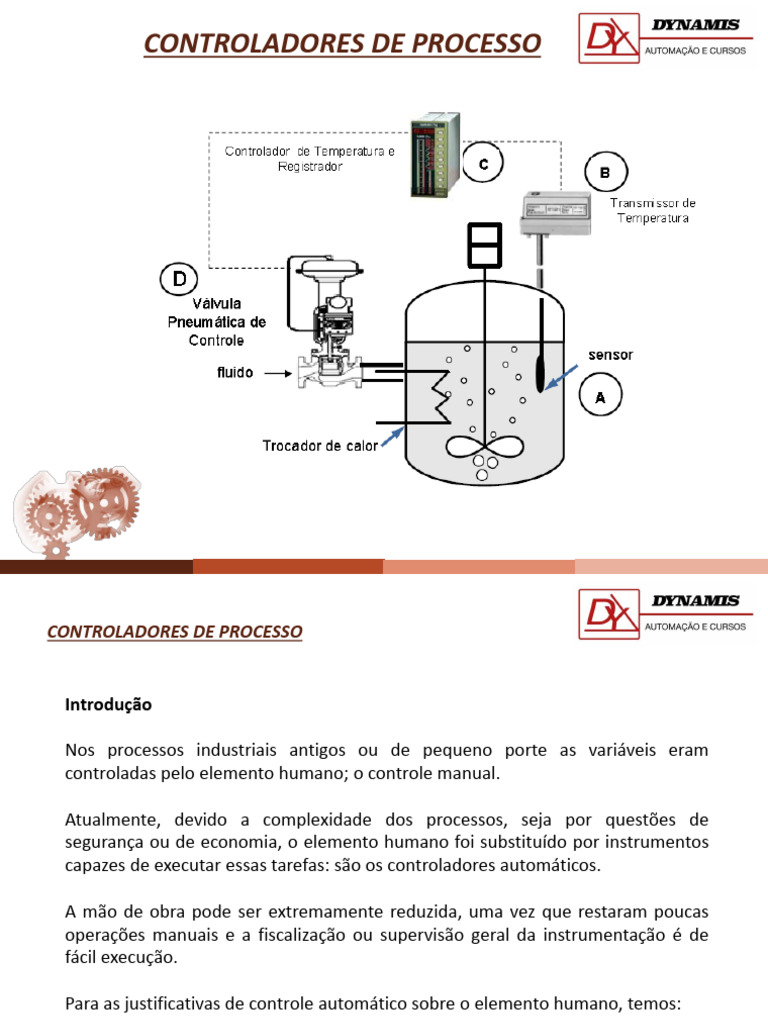 Controle de Processos Industriais | PDF | Sinal Analógico | Caldeira