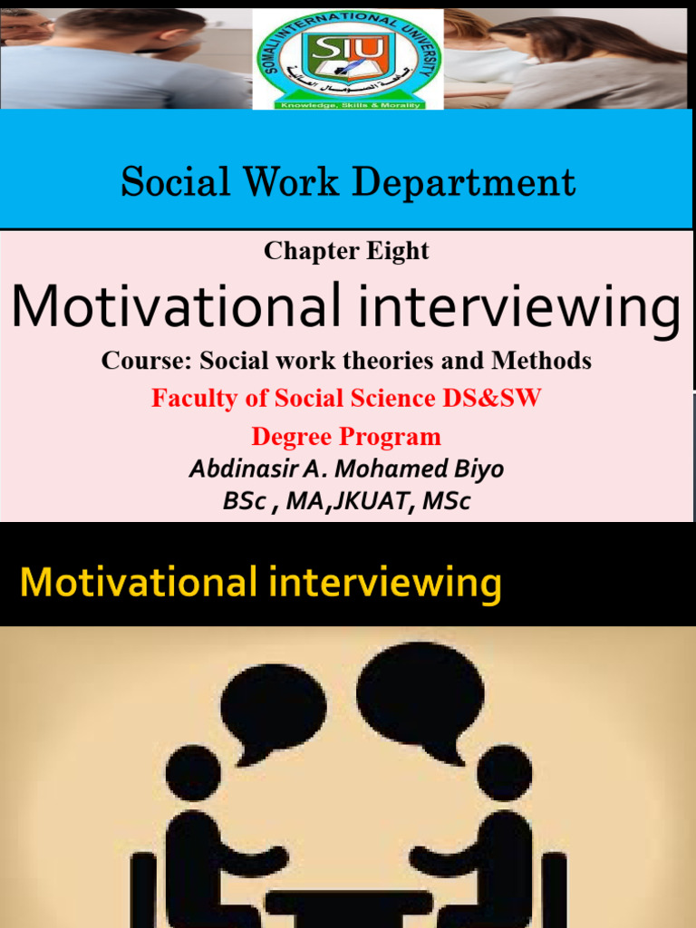 Motivational Interviewing | PDF | Motivation | Motivational