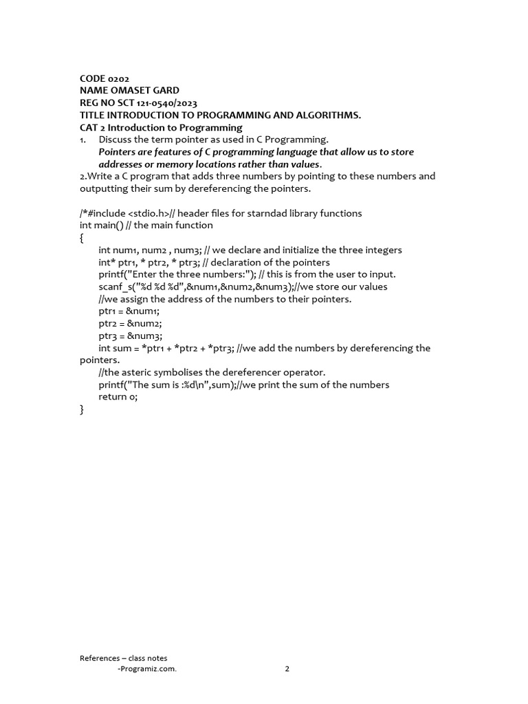 Seal | PDF | Pointer (Computer Programming) | Computer Engineering