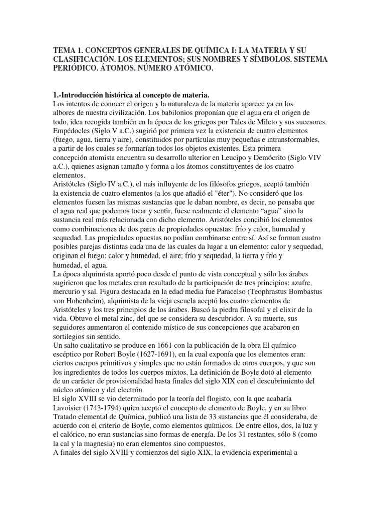 Introducción a la Química y Materia | PDF | Sustancias químicas | Mezcla