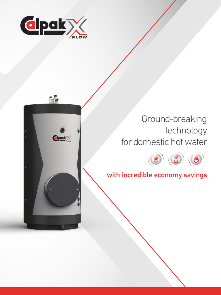 Calpak - X-FLOW-flyer | PDF | Water Heating | Water