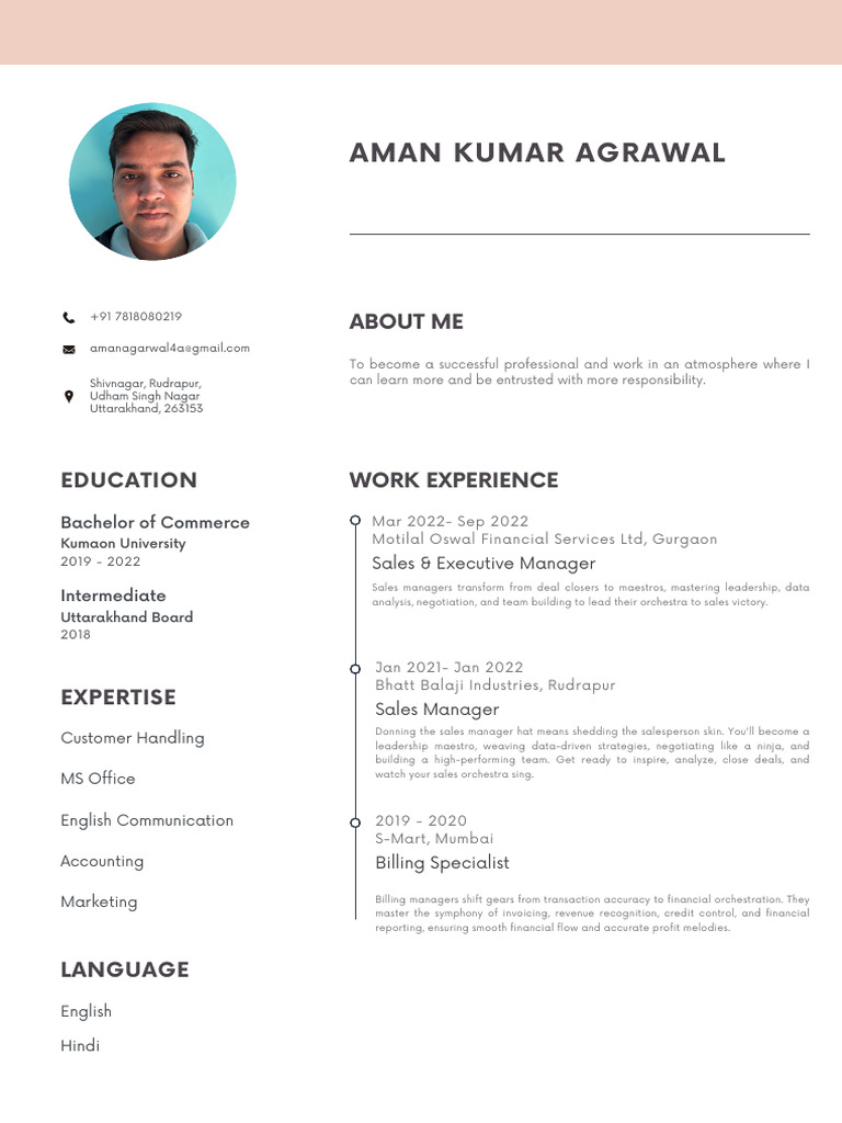 Aman CV | PDF