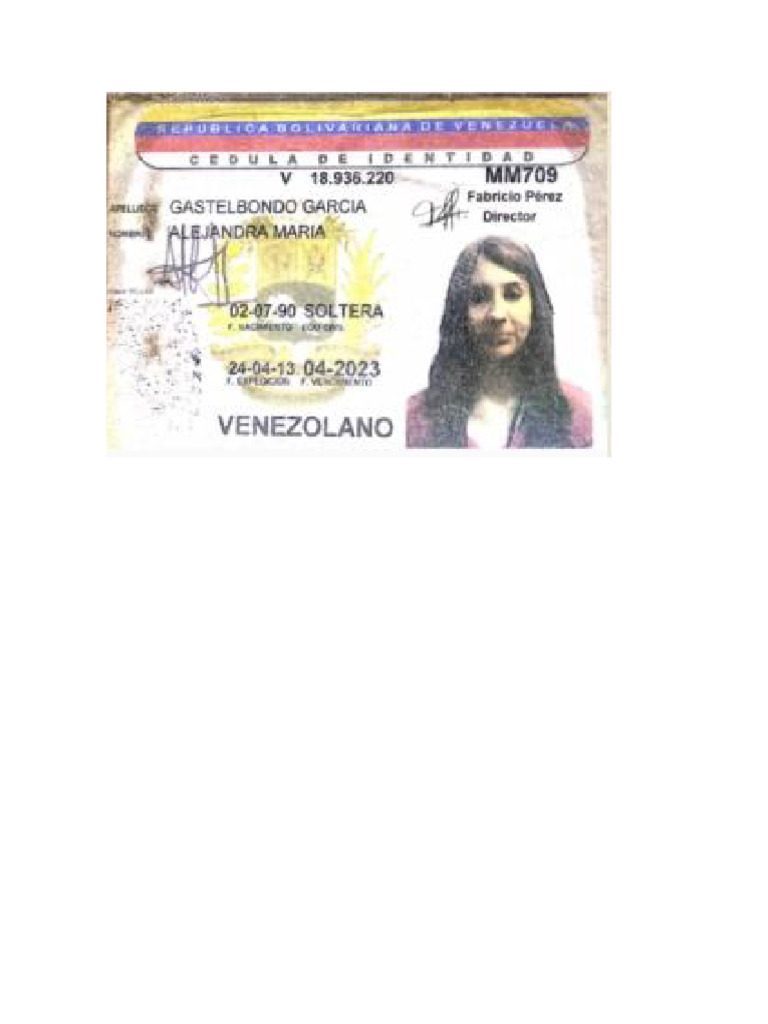 Cédula Alejandra | PDF