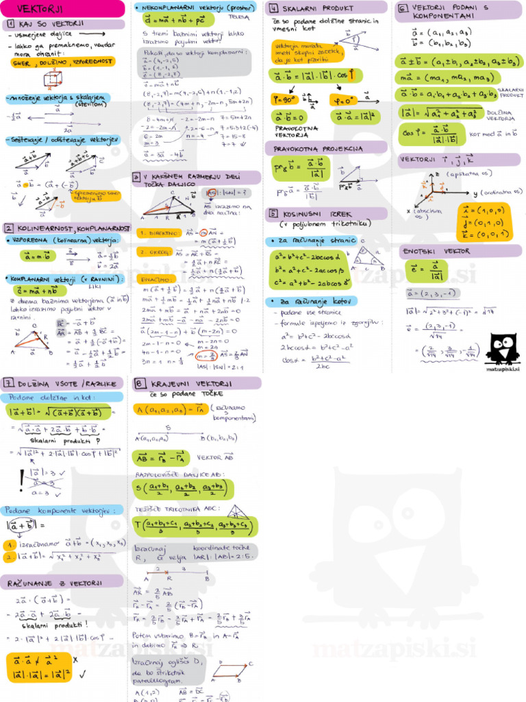 Vektorji.matzapiski.si | PDF