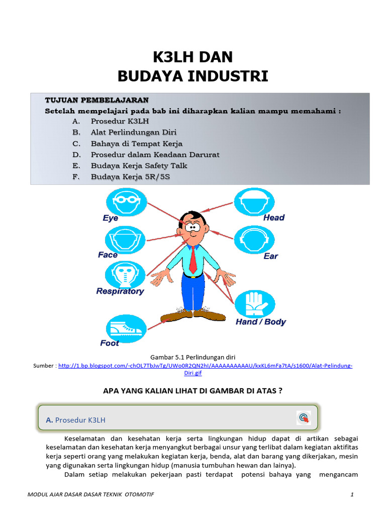 Materi Sop, K3LH & 5R | PDF | Teknologi & Rekayasa
