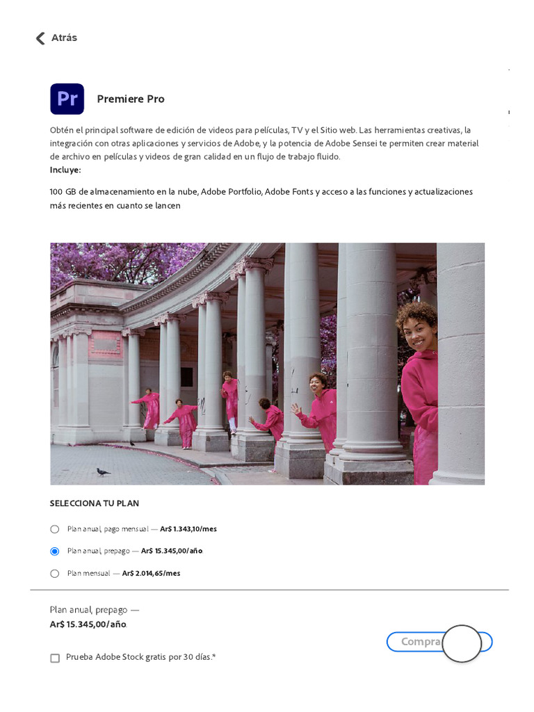 Precios y Planes de Pago Adobe Premiere | PDF | Empresas de software de los Estados Unidos ...