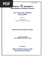 BA Political Science 1st Year Guide | PDF | Curriculum | Socialism