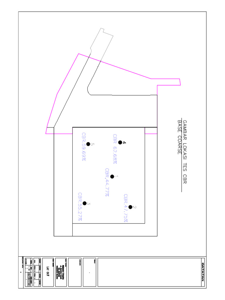 Denah CBR Base Coarse | PDF