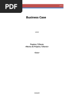 Modelo Business Case - Caso de Negócios | PDF