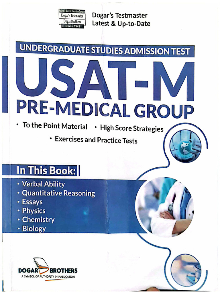 USAT-M Preparation Guide, Dogar Brother, Pre-medical | PDF USAT-M Preparation Guide, Dogar Brother, Pre-medical | PDF