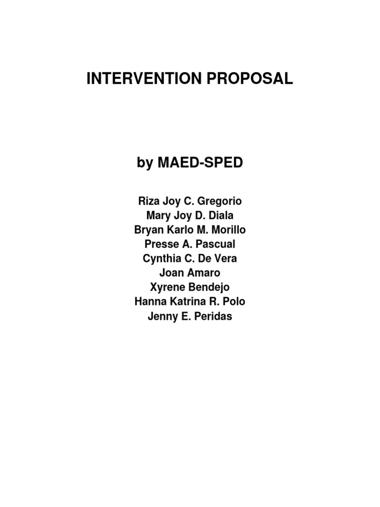 Ged107 - Task 4 Form B Maed Sped Group | PDF | Mental Health | Focus Group