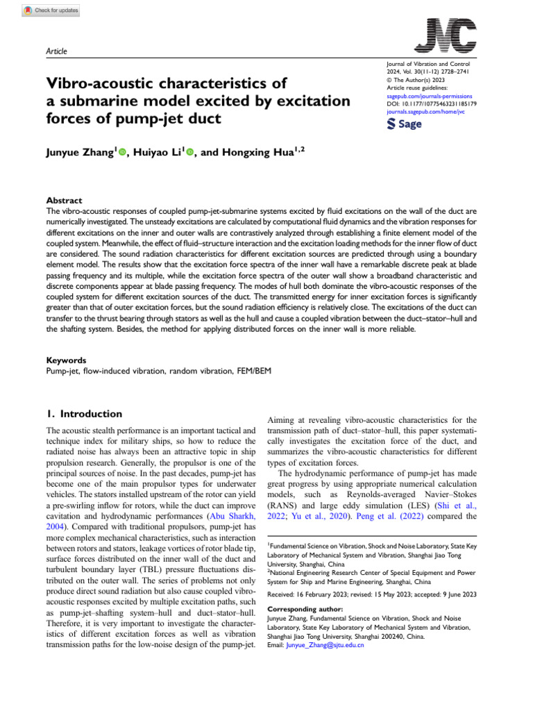 F Pump Jet Duct | PDF | Sound | Computational Fluid Dynamics