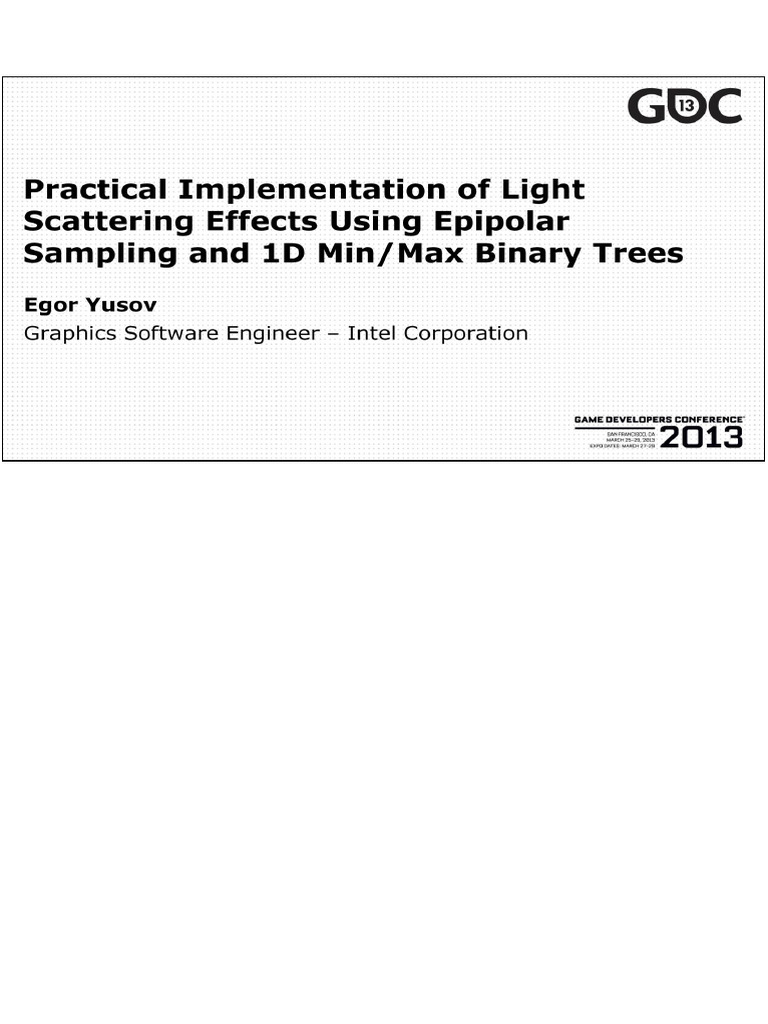 822368yusov Egor Practical Implementation of Light | PDF | Texture Mapping | Rendering (Computer ...