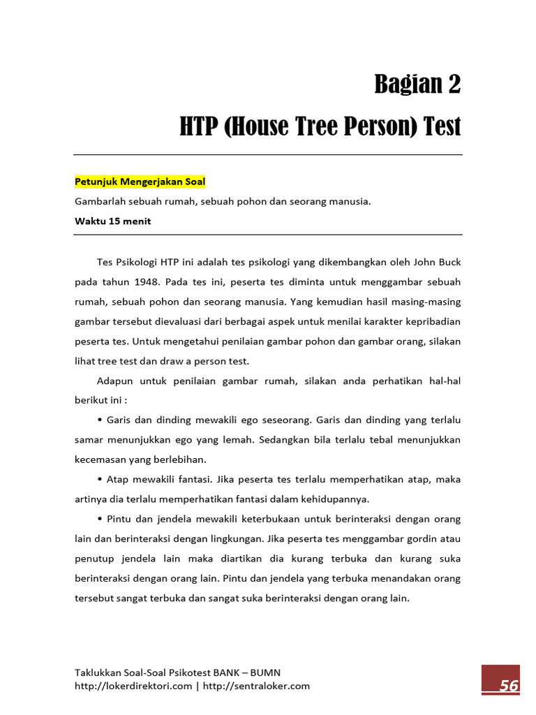 02 - House Tree Person Test | PDF