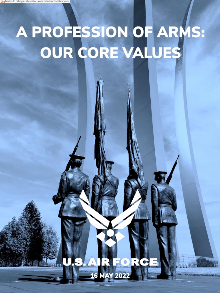 Traducida BlueBook US AIR FORCE - En.es | PDF | Virtud | Liderazgo
