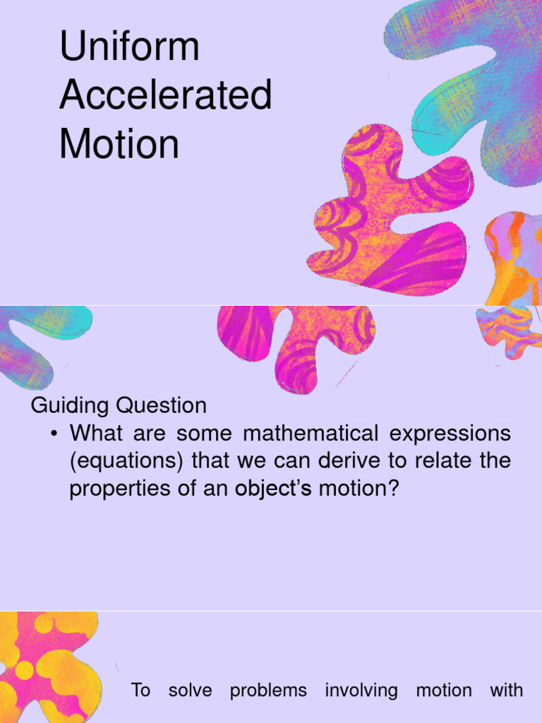 Kinematic Equation and Free Fall | PDF | Acceleration | Velocity