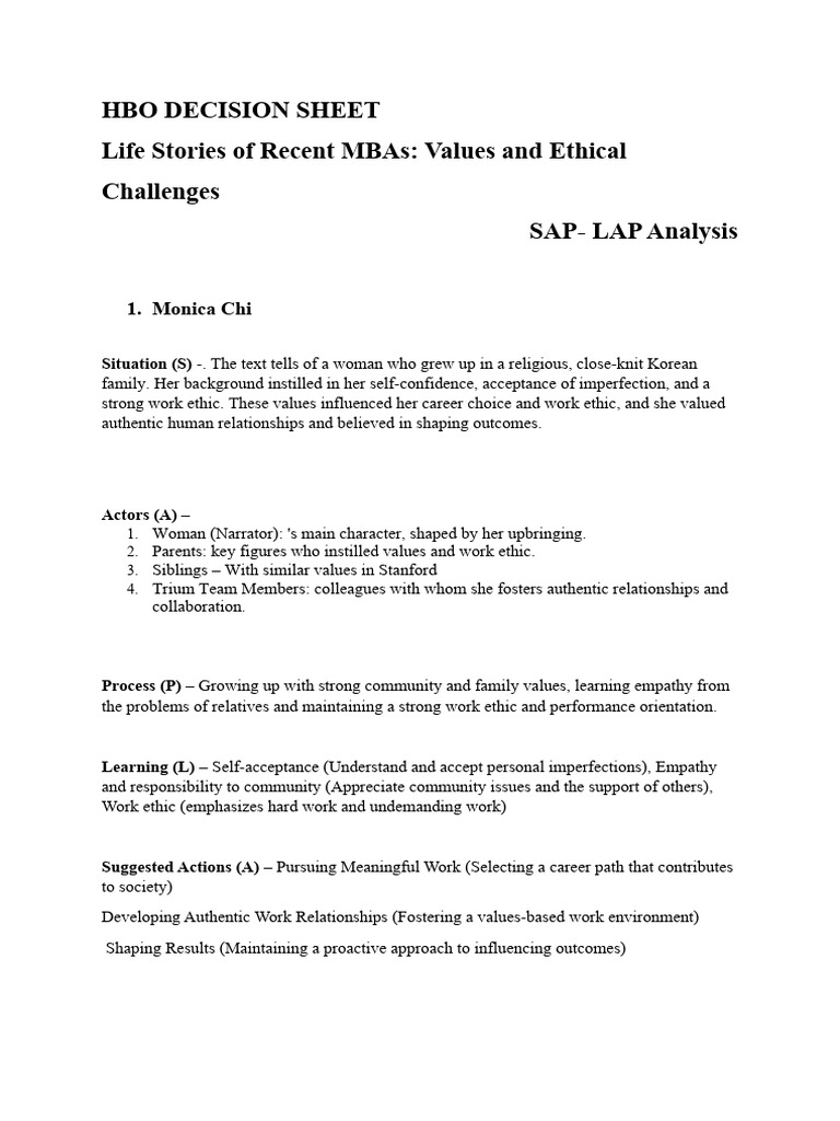 Hbo Decision Sheet | PDF | Emergency | Integrity