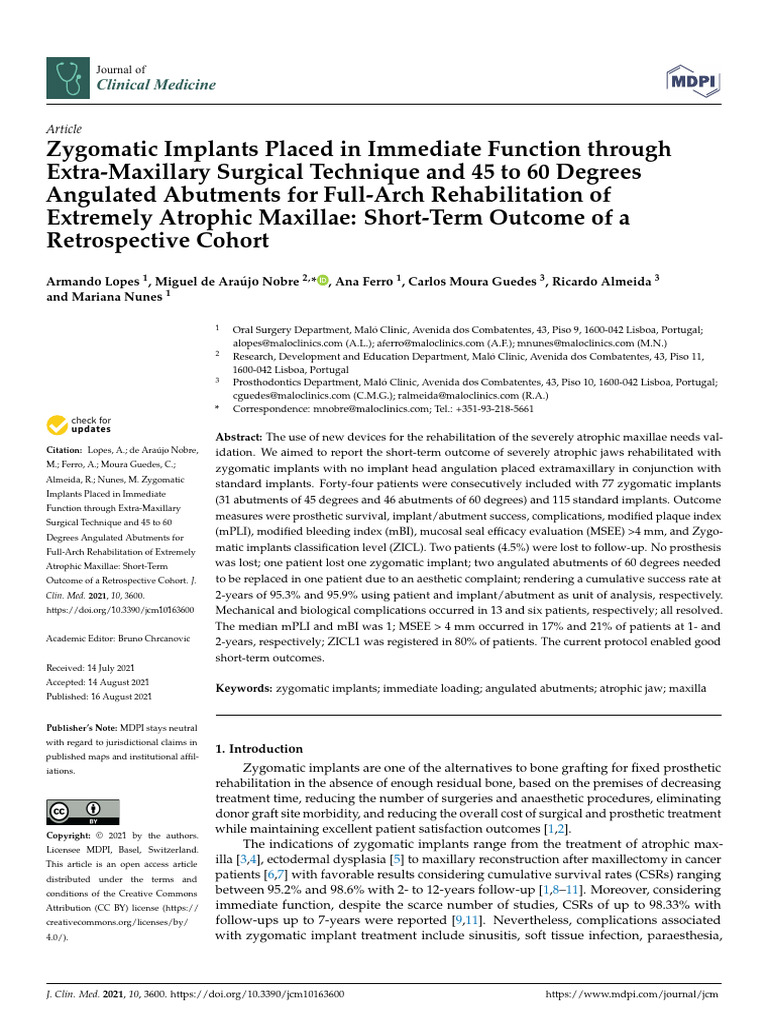 Zygomatic_Implants_Placed_in_Immediate_F | PDF | Dental Implant | Prosthesis