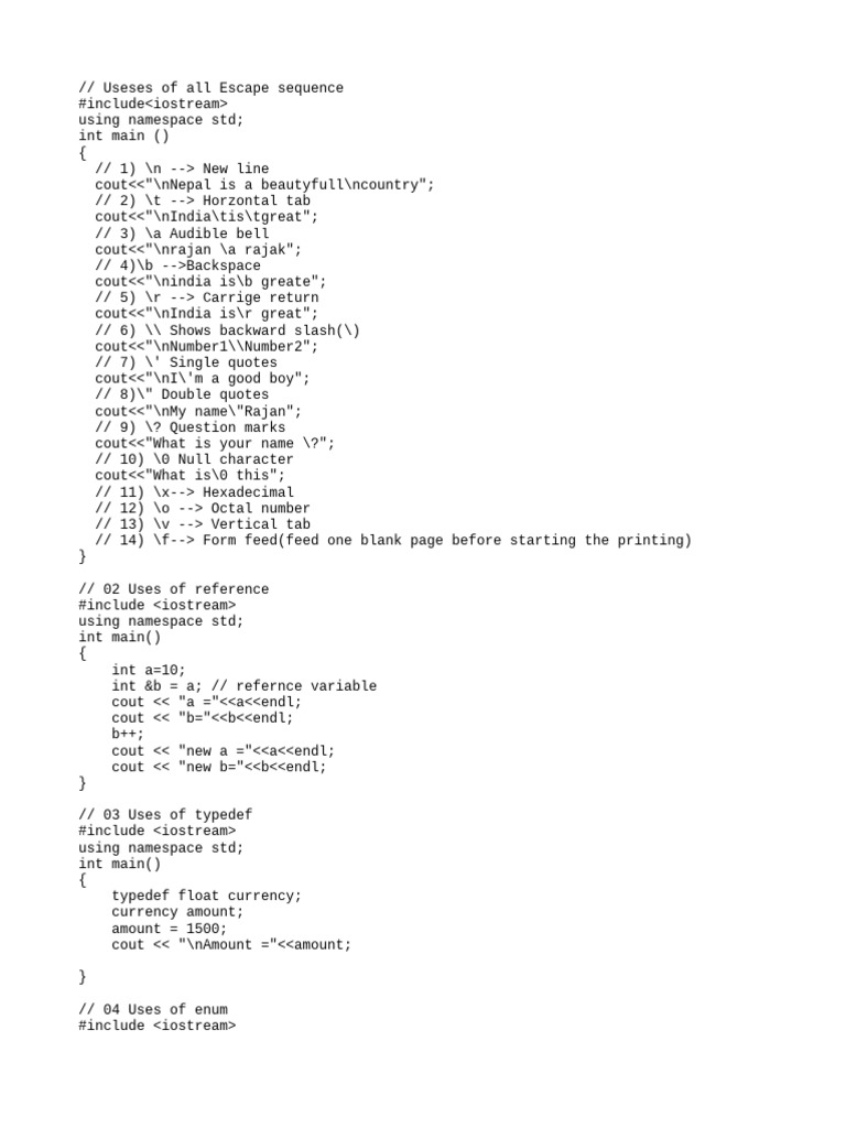 CPP Day 1 | PDF | Computer Science | Computing CPP Day 1 | PDF | Computer Science | Computing