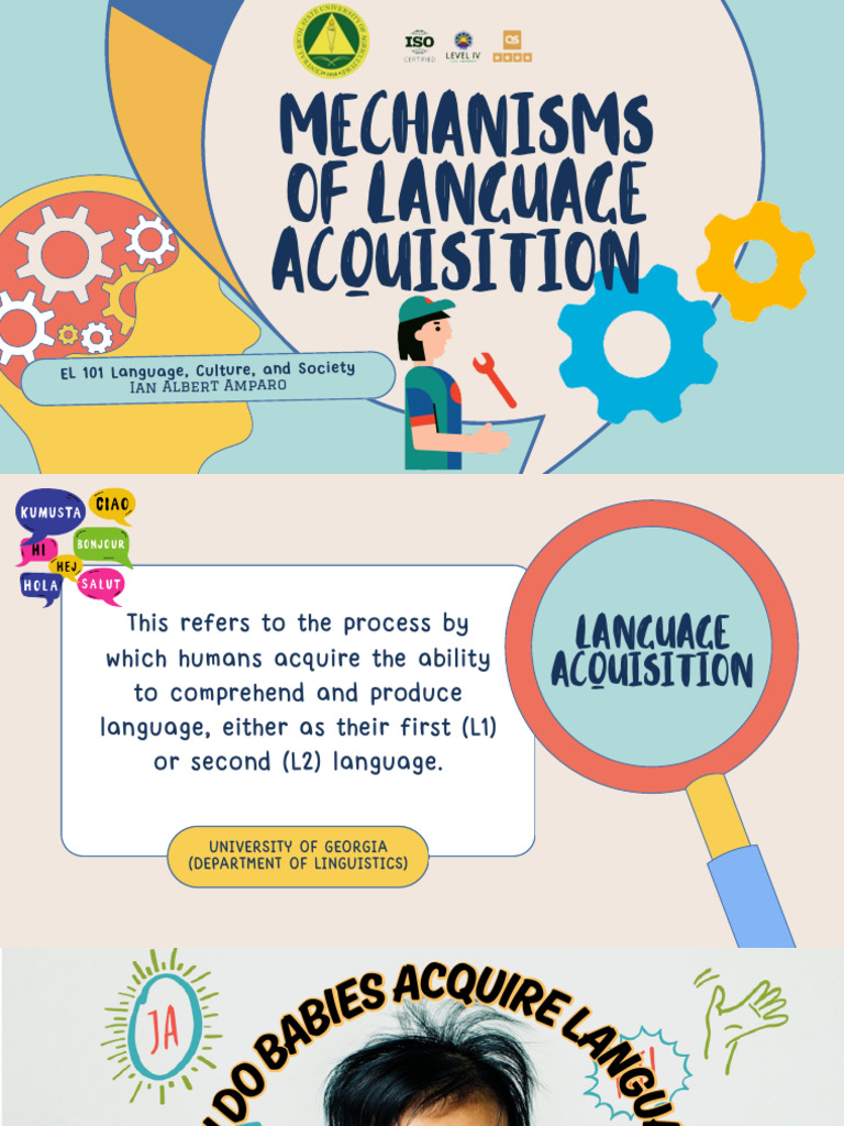 Mechanisms of Language Acquisition | PDF | Language Acquisition ...