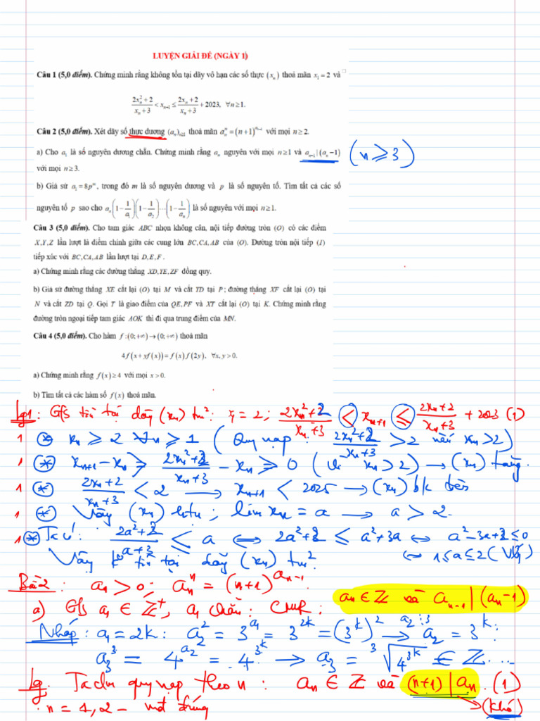 VMO-CHỮA ĐỀ NGÀY 1 | PDF