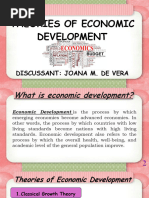 Theories of Economic Development | PDF