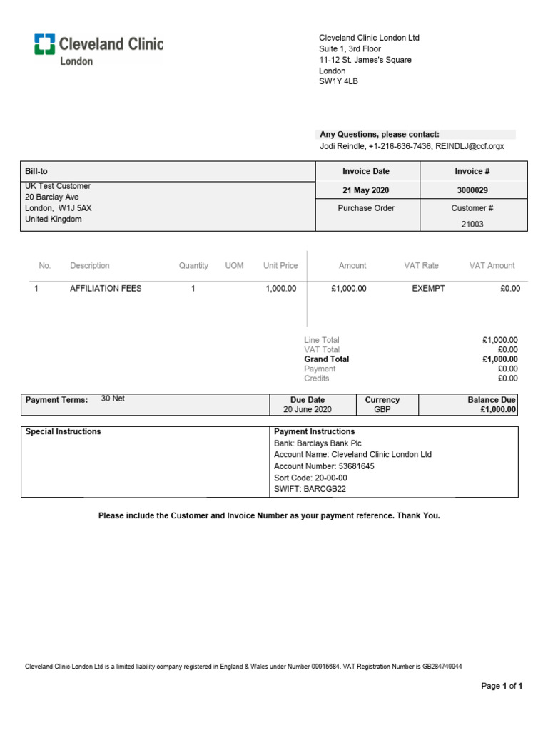 Invoice Print UK PDF | PDF | Invoice | Value Added Tax