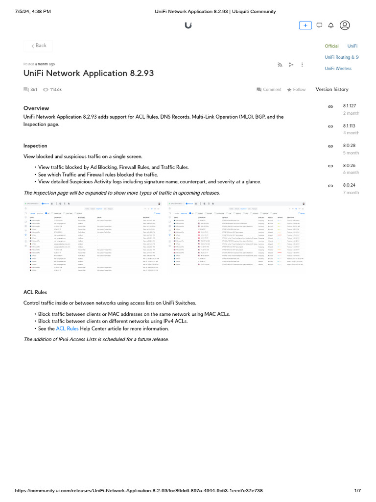 UniFi Network App 8.2.93 Update | PDF | Domain Name System | I Pv6