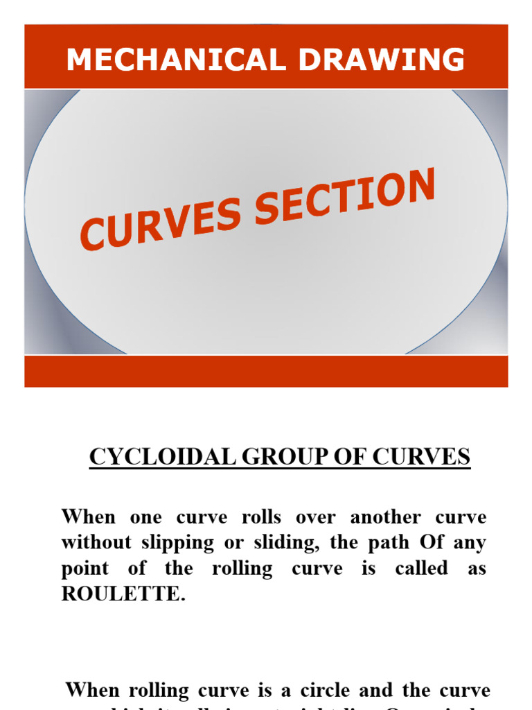 Mee 221 Curves Section Part II | PDF | Circle | Gear