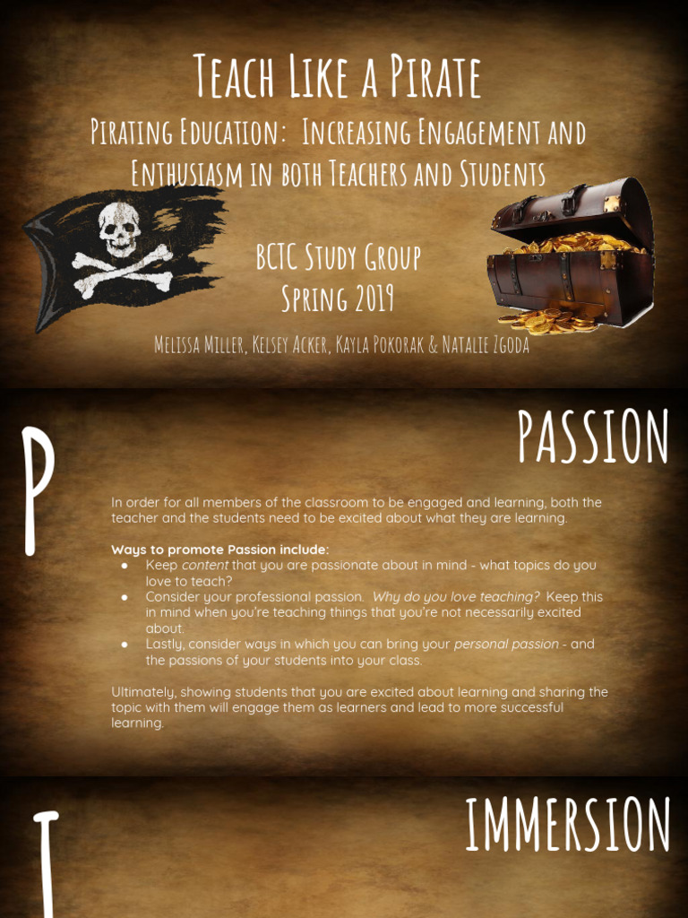 Teach Like A Pirate Presentation | PDF | Teachers | Learning