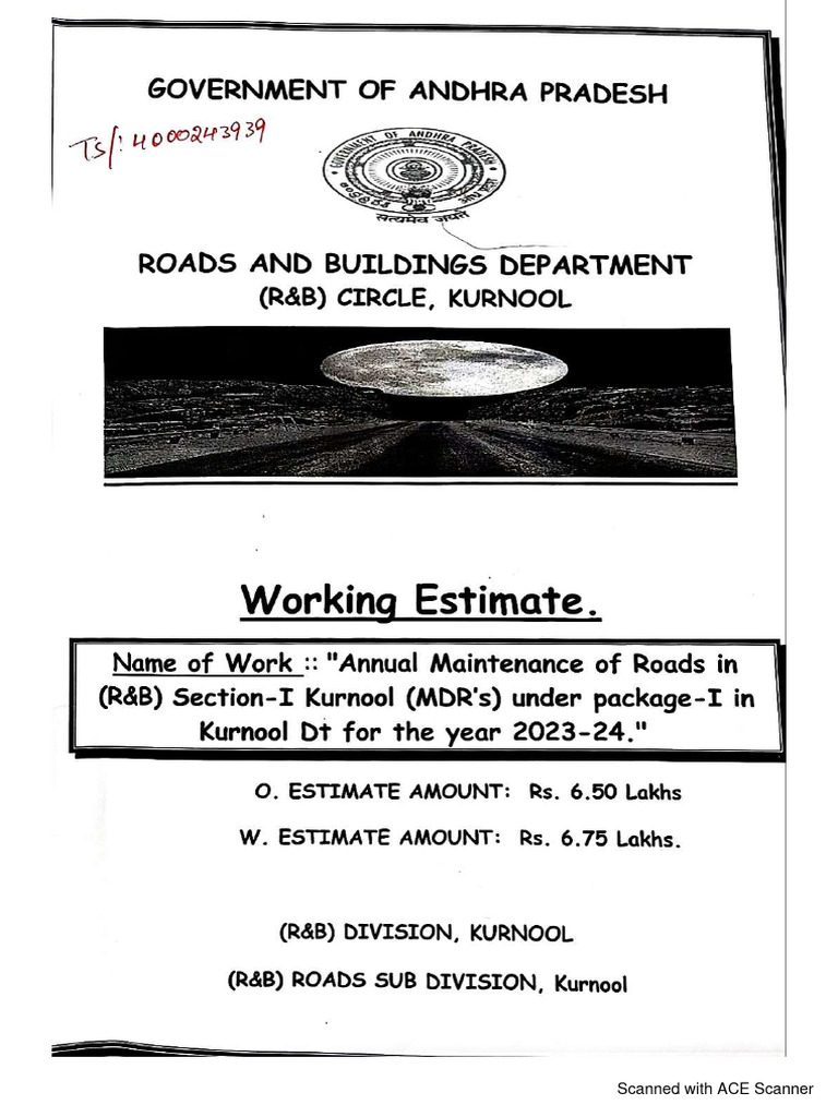 Working Estimate MDR | PDF