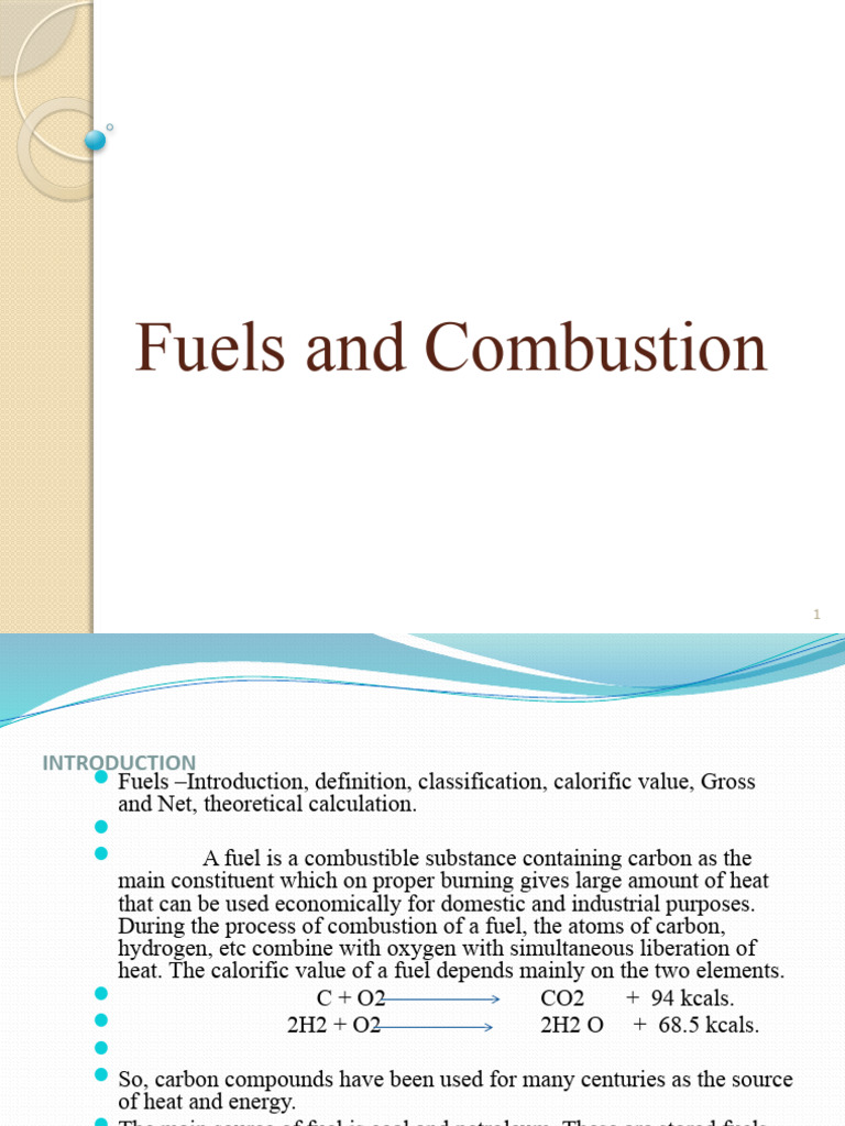 4 Fuels and Combustion | PDF | Cracking (Chemistry) | Petroleum
