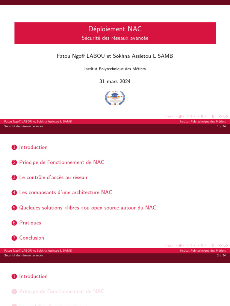 Déploiement et fonctionnement du NAC | PDF | Sécurité des systèmes d ...