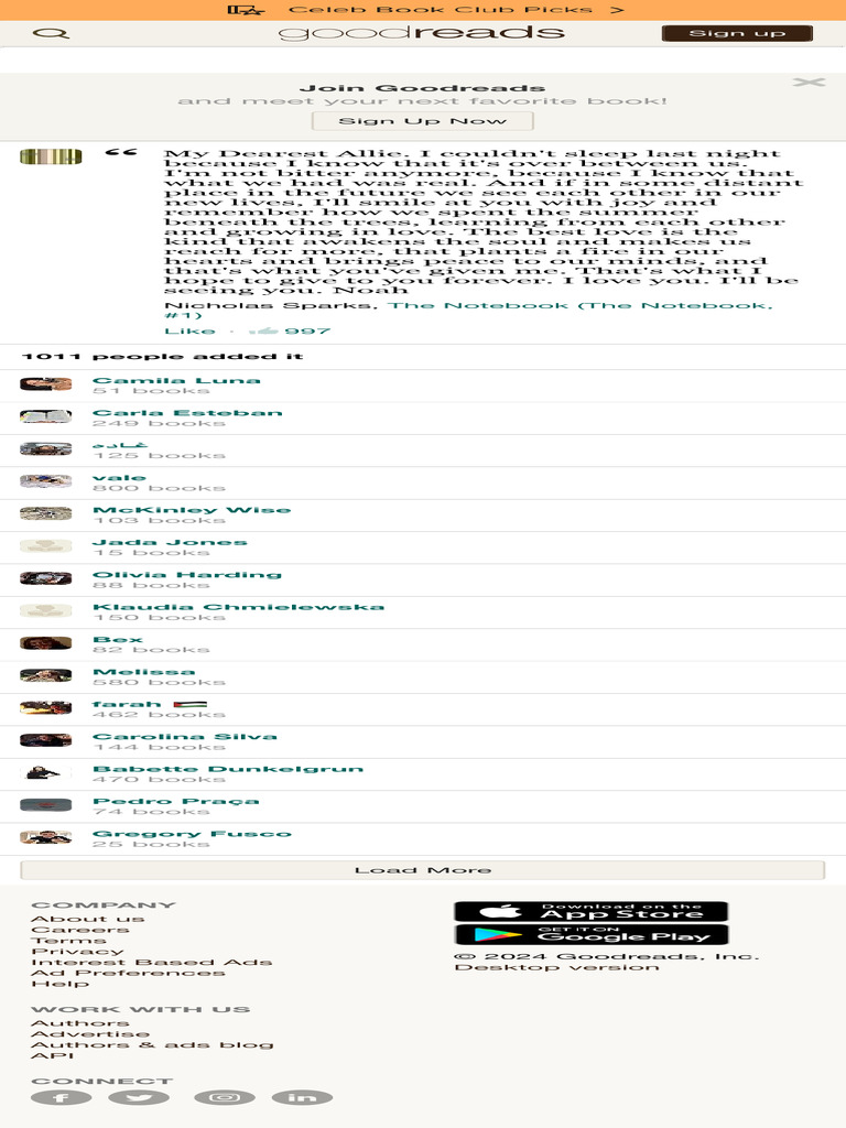 Quote by Nicholas Sparks "My Dearest Allie. I Co | PDF