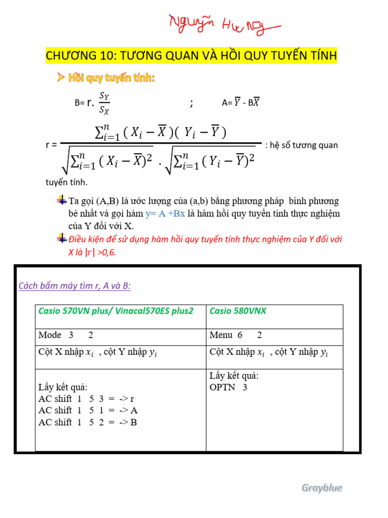 Chương 10 XSTK | PDF