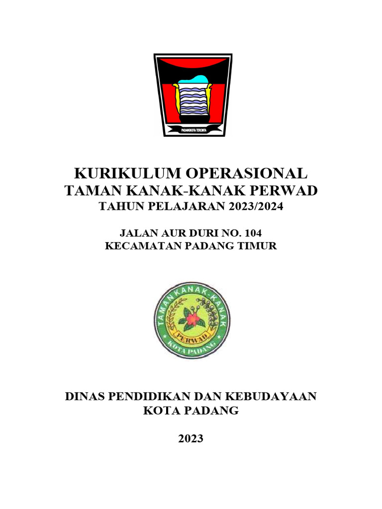 Kosp TK Perwad Tahun 2023 | PDF | Karier & Perkembangan