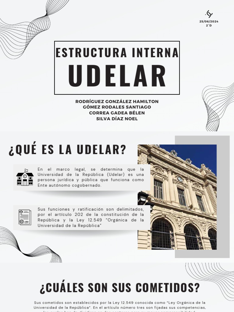 Estructura y Cometidos de UDELAR | PDF | Gobierno