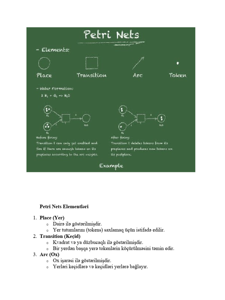 Petri Nets Elementləri | PDF