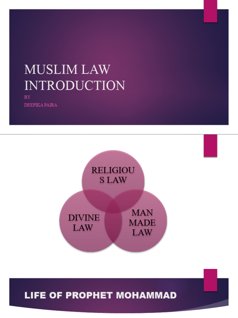 MUSLIM LAW INTRODUCTION | PDF | Muhammad | Mecca
