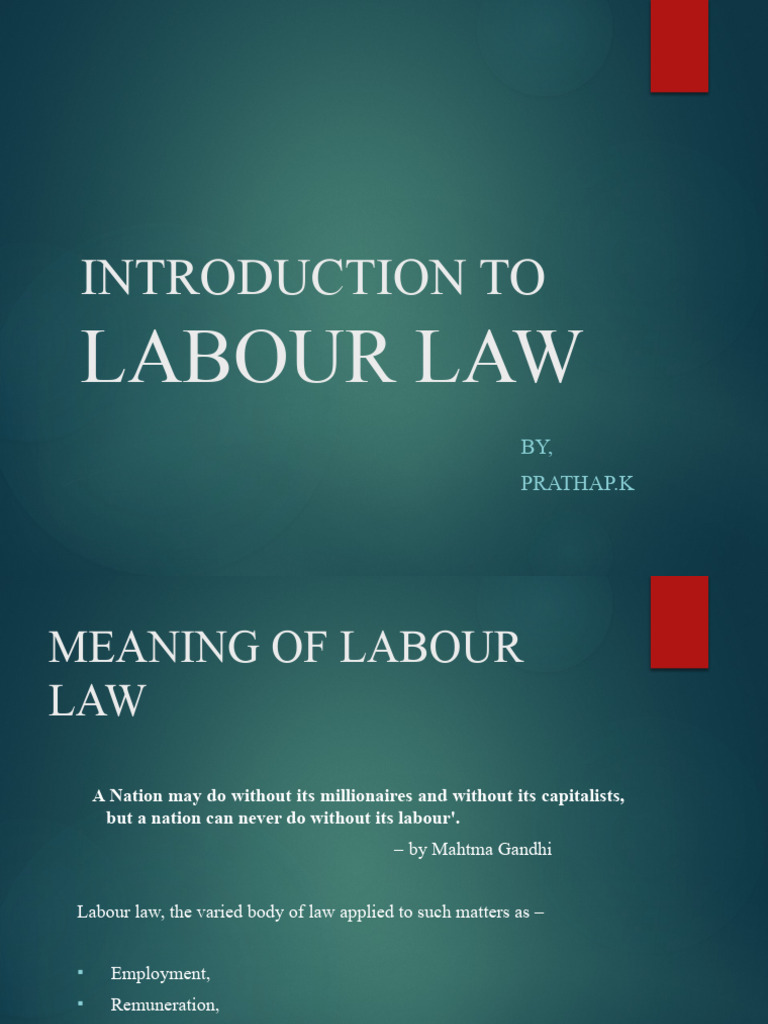 Introduction New | PDF | International Labour Organization | Labour Law