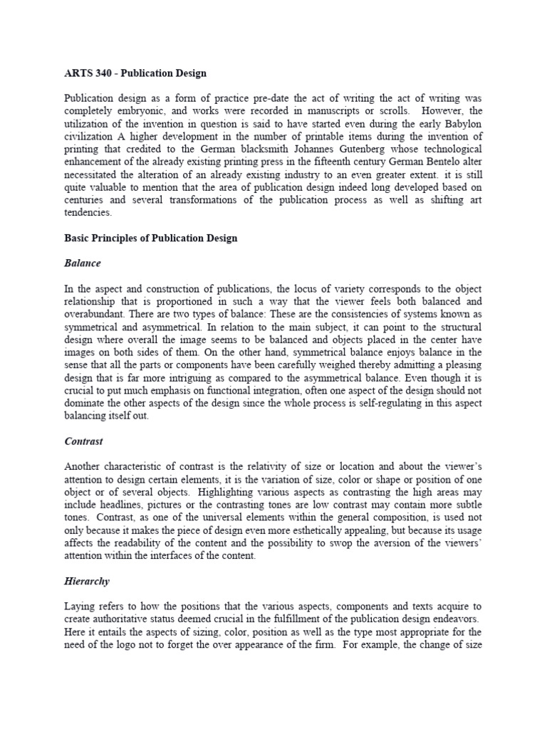Principles of Publication Design | PDF | Typefaces | Page Layout