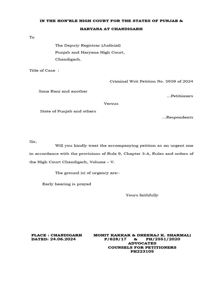 Application For Sona Rani | PDF | Affidavit | Courts Application For Sona Rani | PDF | Affidavit | Courts