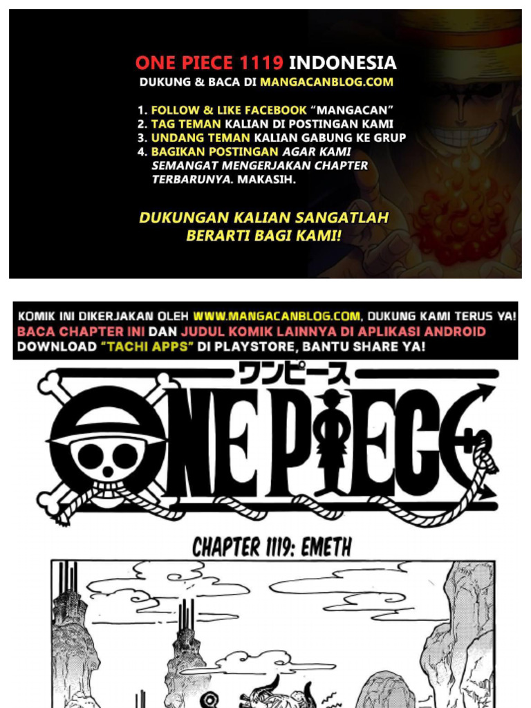 One Piece Chapter 1119 B Indonesia3 | PDF