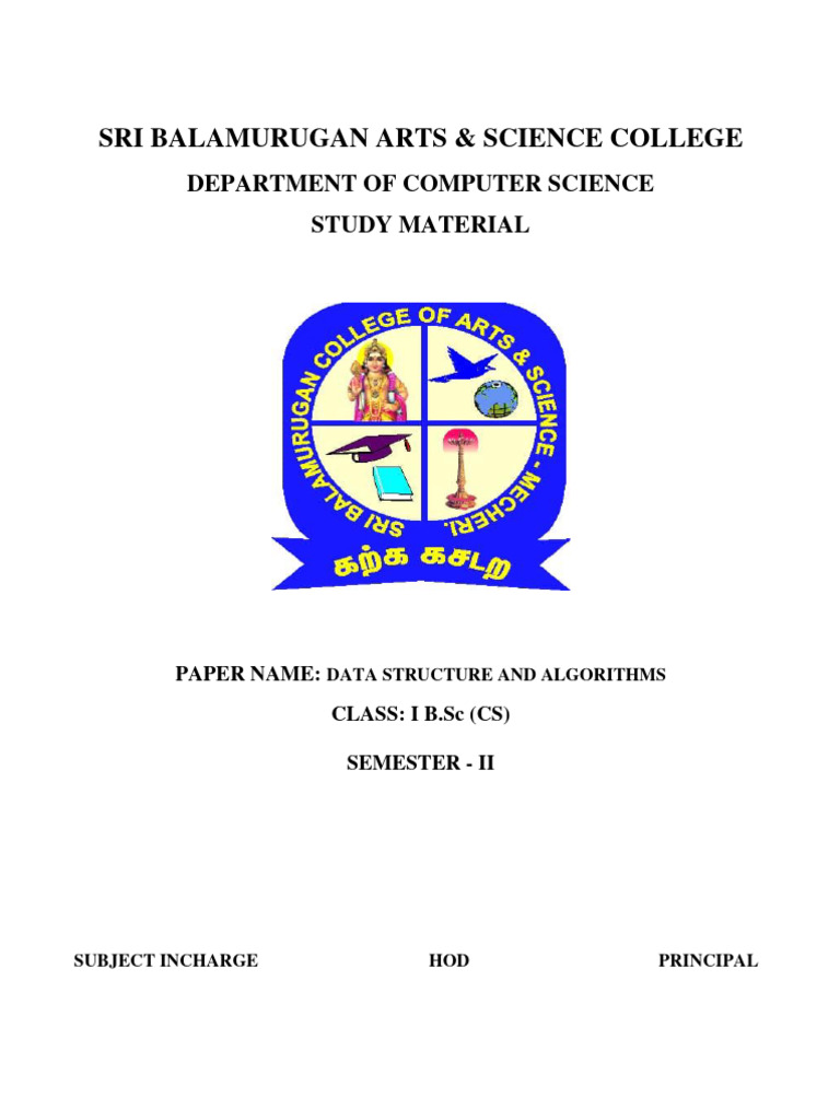 DS Unit I | PDF | Data Structure | Data Type