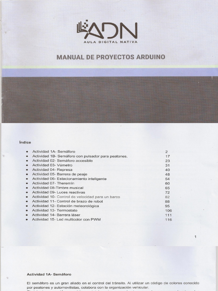 Manual De Proyectos Arduino Pdf