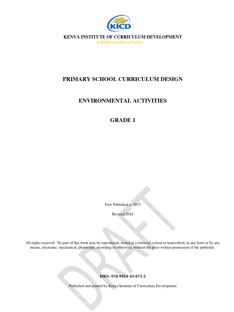Environmental Activities For Grade 1 | PDF | Learning | Community